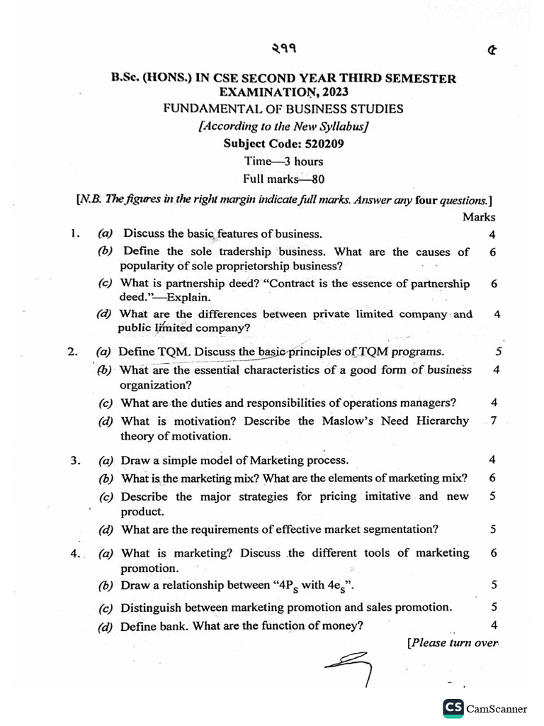 FBS Nu Q 2019 2023 | PDF