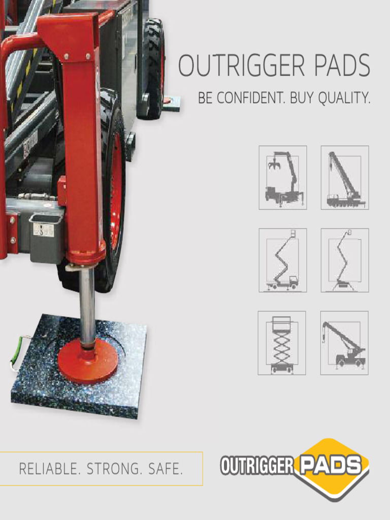 Premium Outrigger Pads for Safe Support | PDF | Crane (Machine ...
