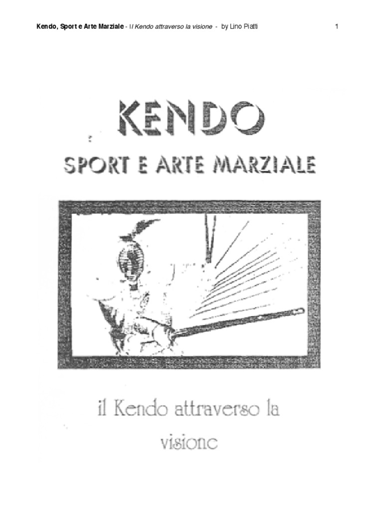 Kendo, Sport e Arte Marziale | PDF