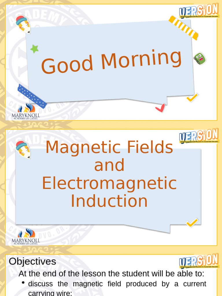 1 Science 10 Magnetic Fields and Electromagnetic Induction | PDF | Force | Magnetic Field