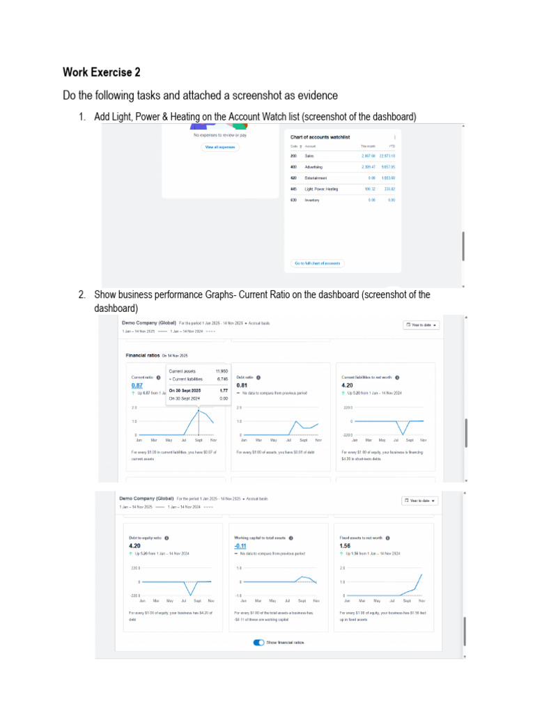 Xero - Activity 2 | PDF