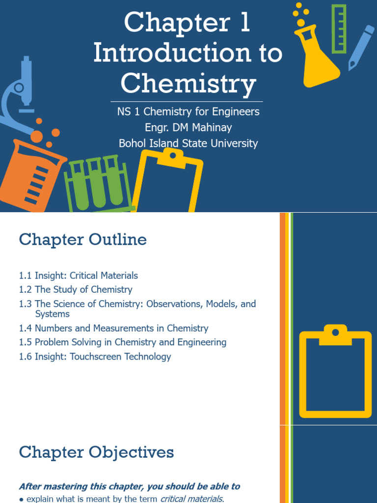 Chapter 1 Intro To Chemistry | PDF | Chemical Substances | Temperature