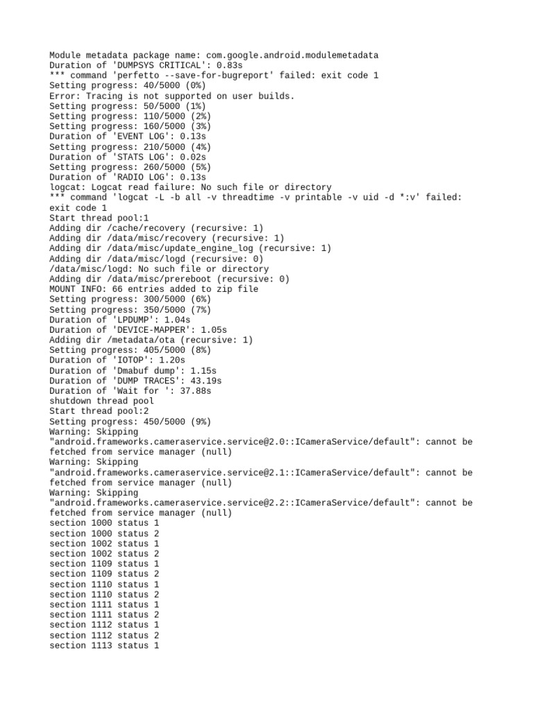 bugreport-P606F09_1-TP1A.220624.014-2025-05-26-15-41-00-dumpstate_log-2569 | PDF | Computer ...