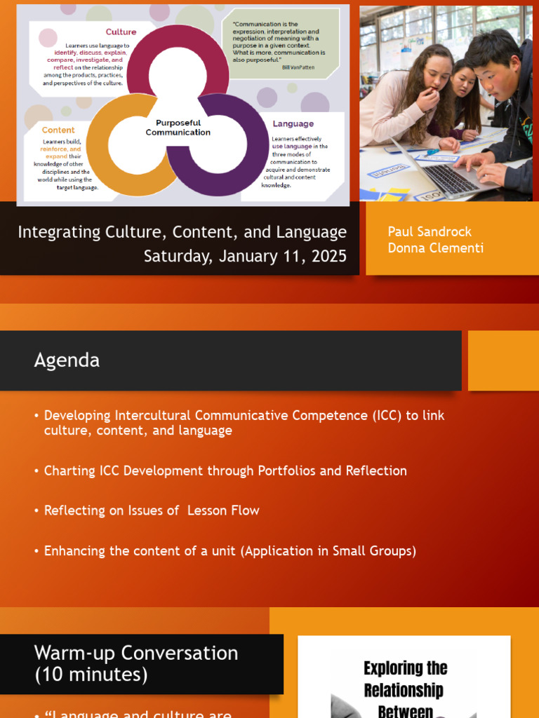Integrating Culture Content Language | PDF | Learning | Cross Cultural ...