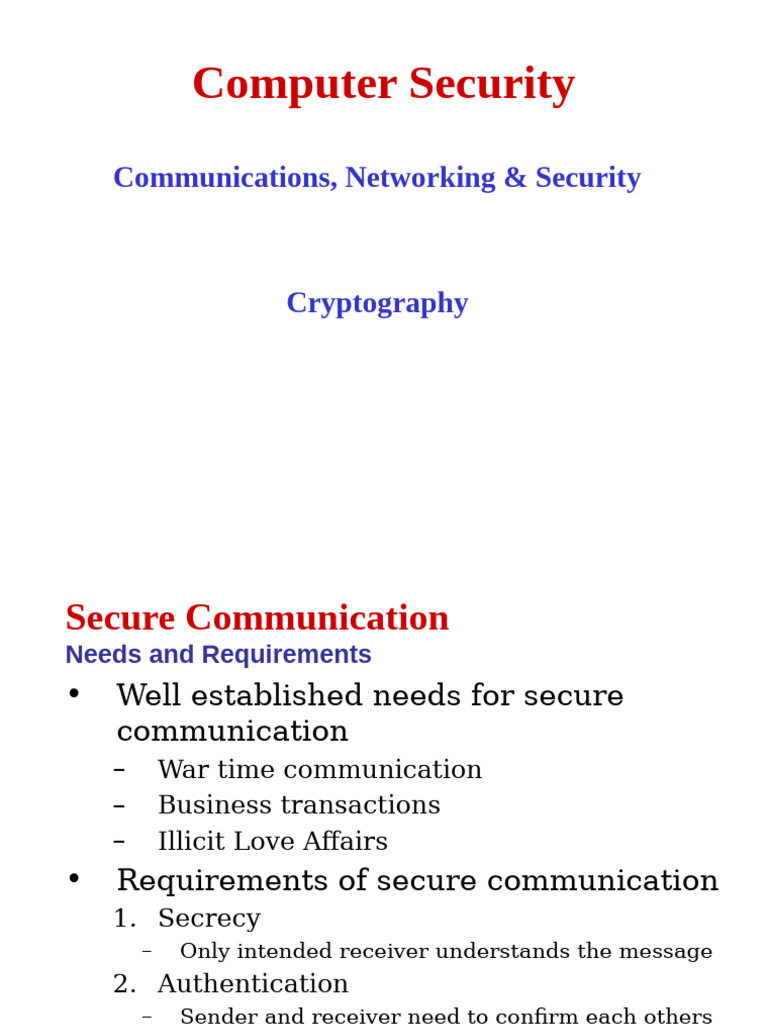 Class 10 Cryptography | PDF | Encryption | Key (Cryptography)