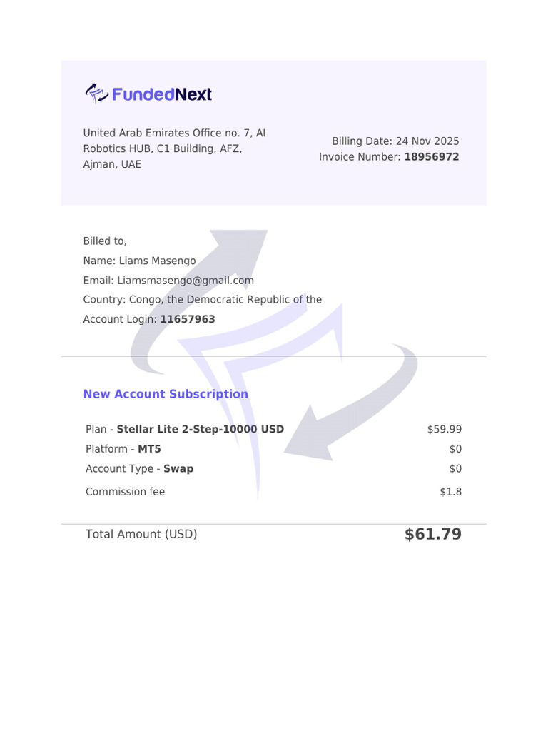 Subscription Invoice 2 | PDF