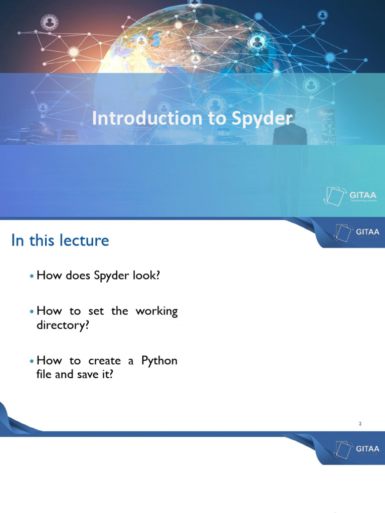 Spyder Interface and File Management Guide | PDF | Computer File | Icon ...