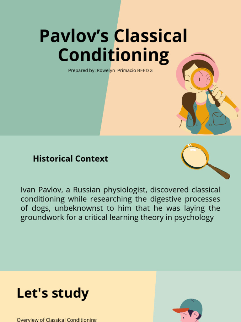 Pavlovs-Classical-Conditioning 20241018 161821 0000 | PDF | Classical ...