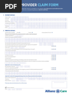 HCF Gym Membership Claim Form | PDF | Physical Therapy | Health Sciences