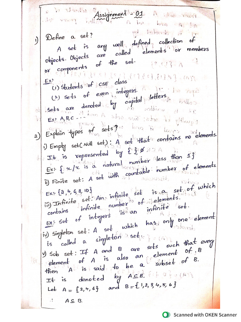 Assignment. Maths | PDF