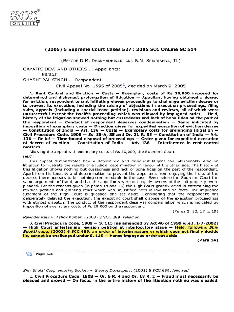 Supreme Court Ruling: Eastern Book Co. | PDF