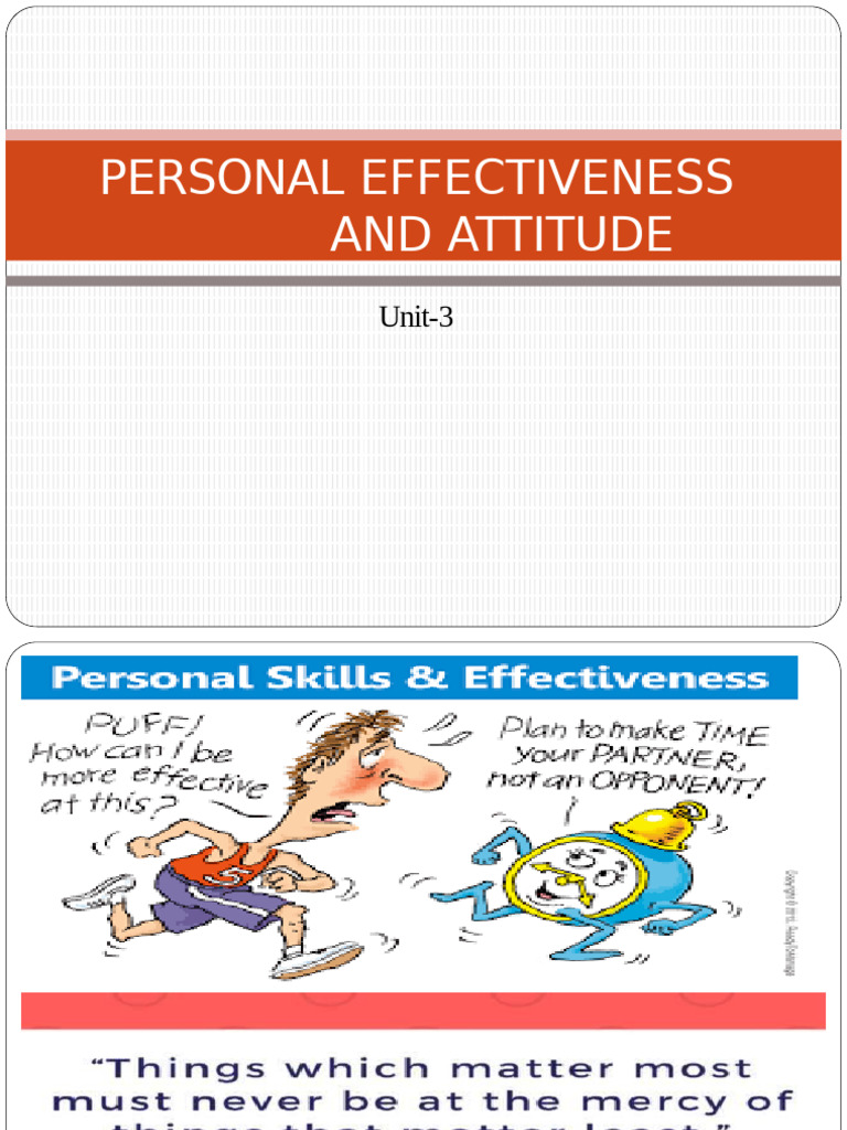 MCOB Unit 3 b | PDF | Attitude (Psychology) | Job Satisfaction