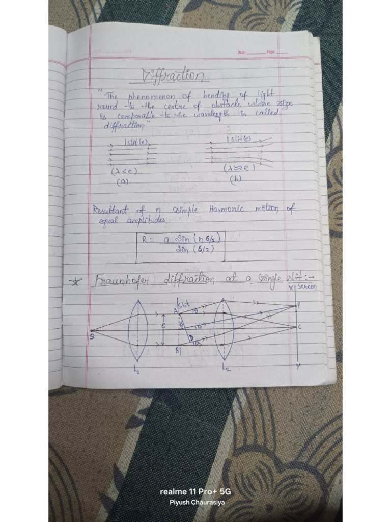 Physics Diffraction Compressed | PDF