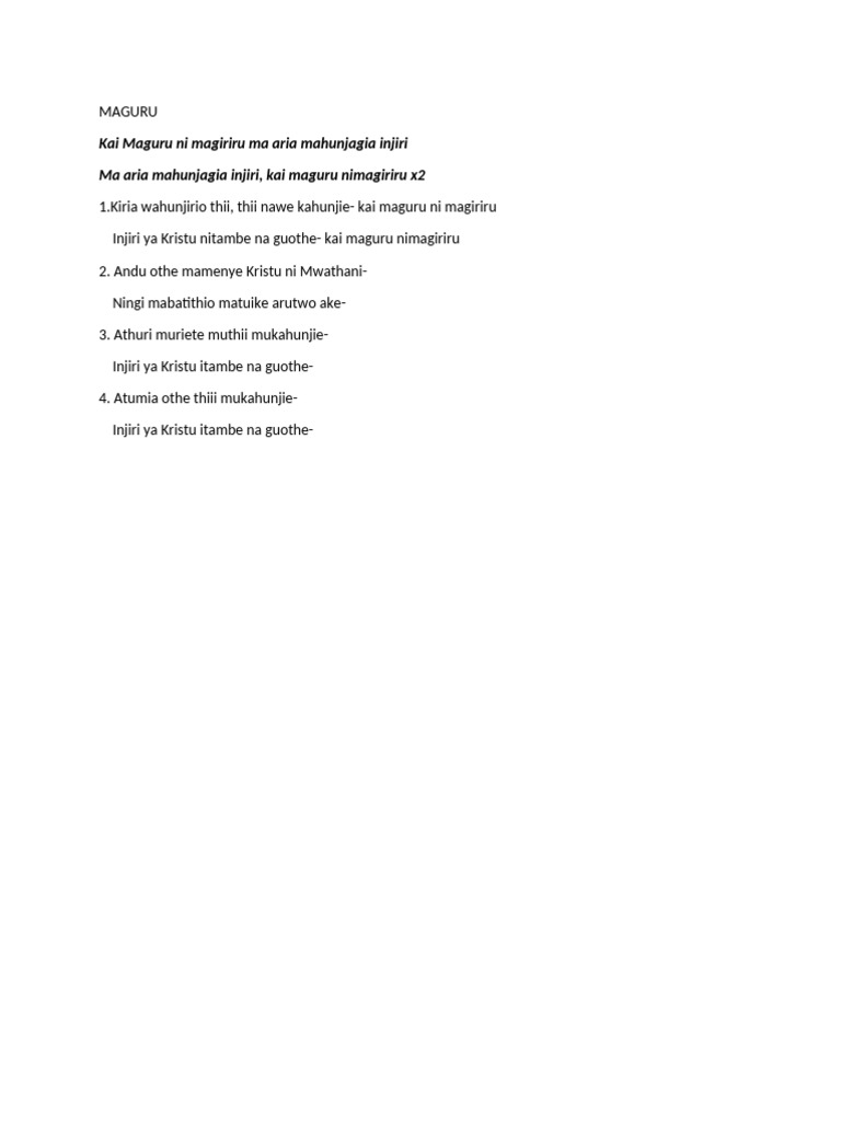 Maguru | PDF