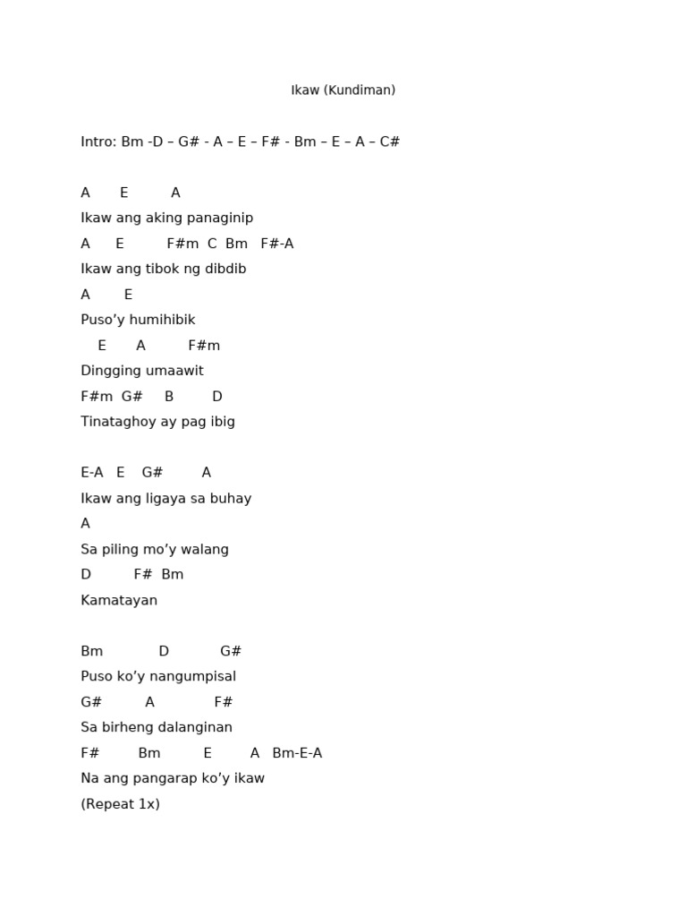 Ikaw | PDF