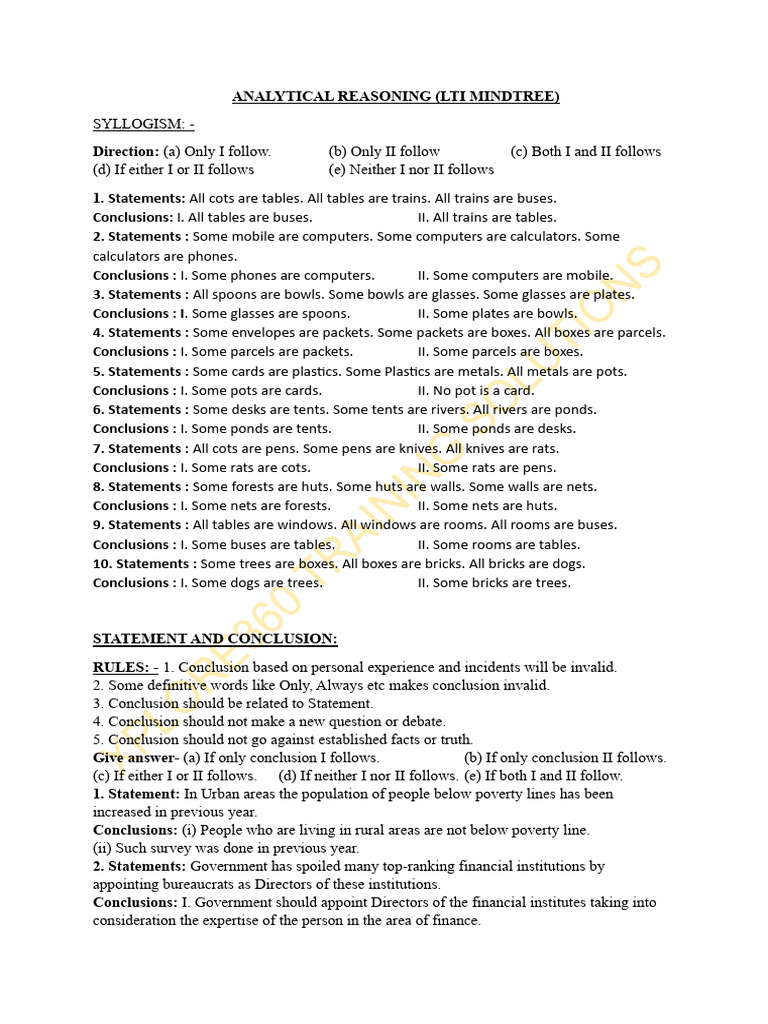 Analytical Reasoning Updated | PDF