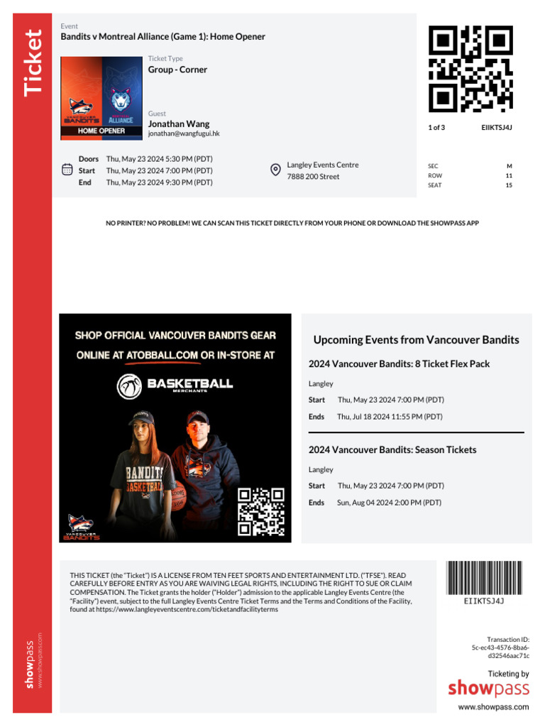 Bandit's Ticket | PDF