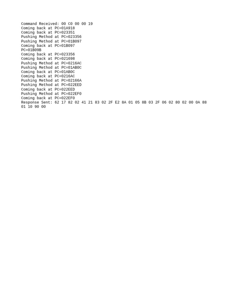 Command Sequence Log Analysis | PDF
