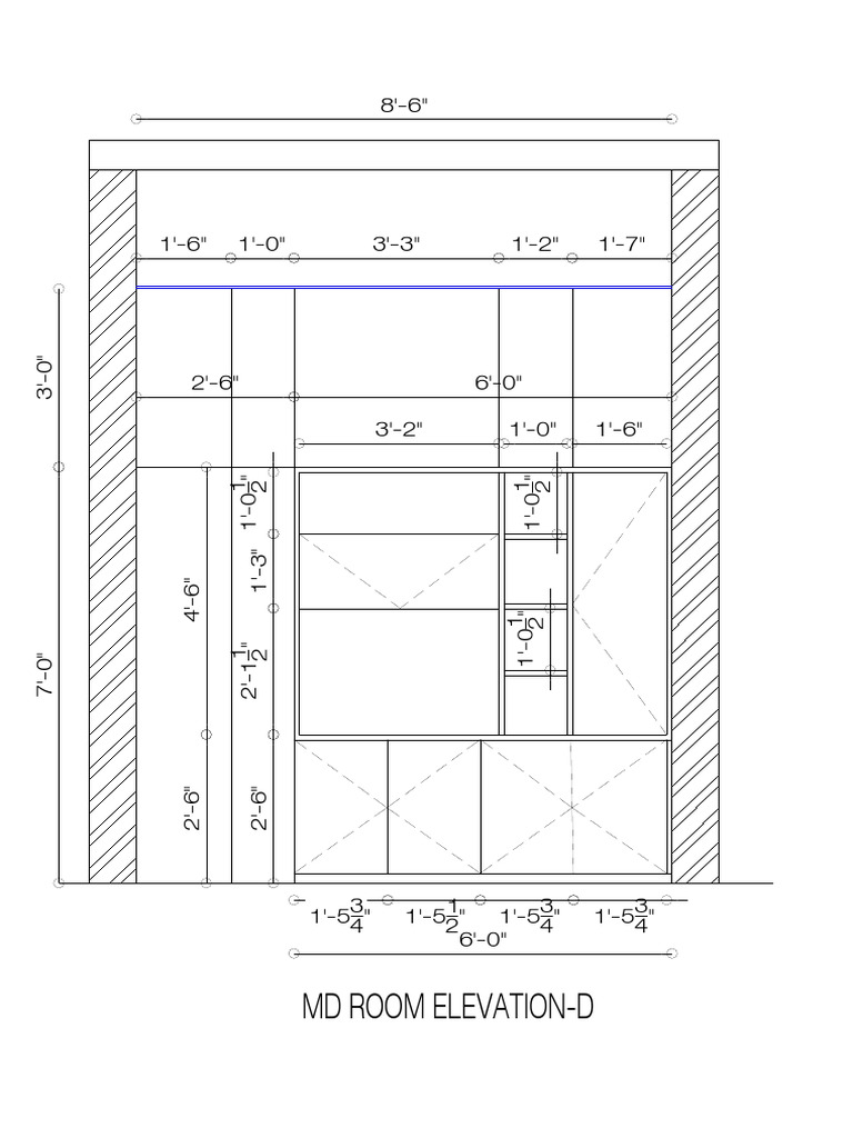 M.D Room Back Panel and Shelf | PDF