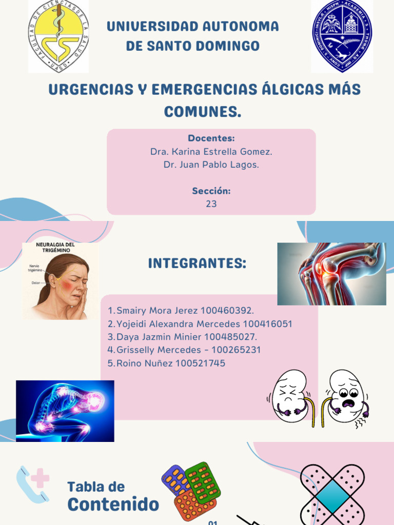 Urgencias y Emergencias Álgicas Comunes | PDF | Droga anti-inflamatoria ...