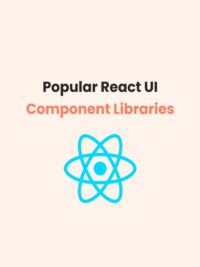Popular React Ui Component Libraries Pdf