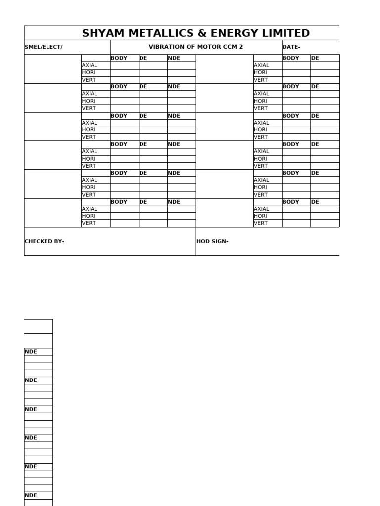 Vibration Check | PDF