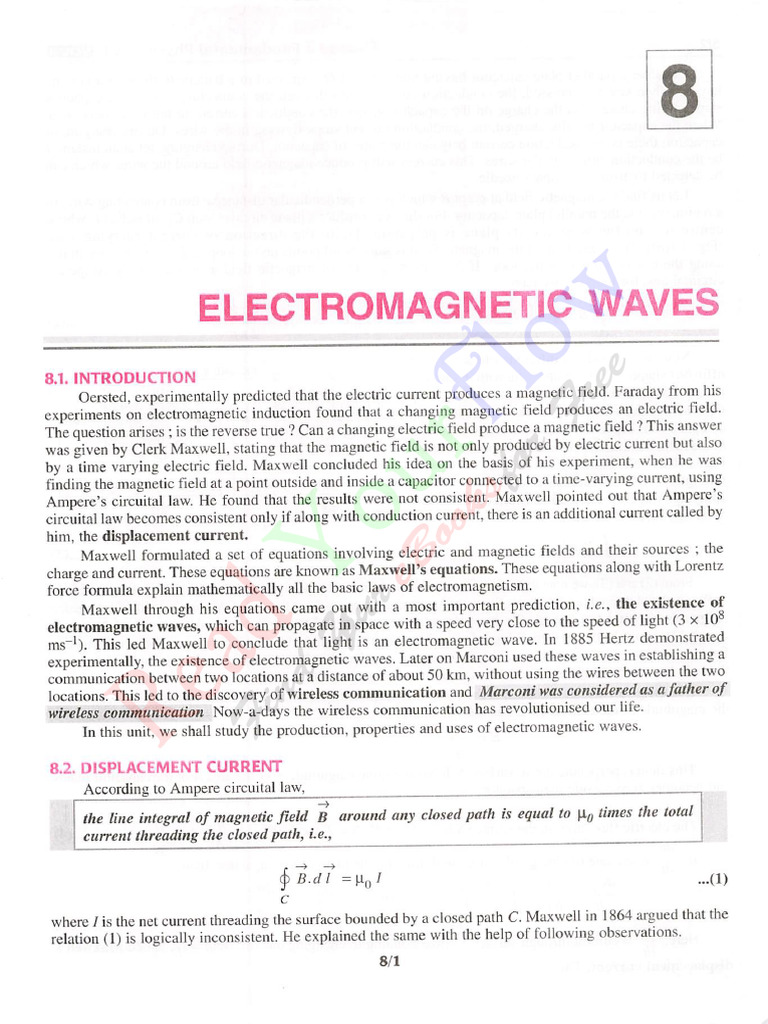 Pradeep Physics Class 12 Vol 2 2023 2024 | PDF | Magnetic Field | Waves