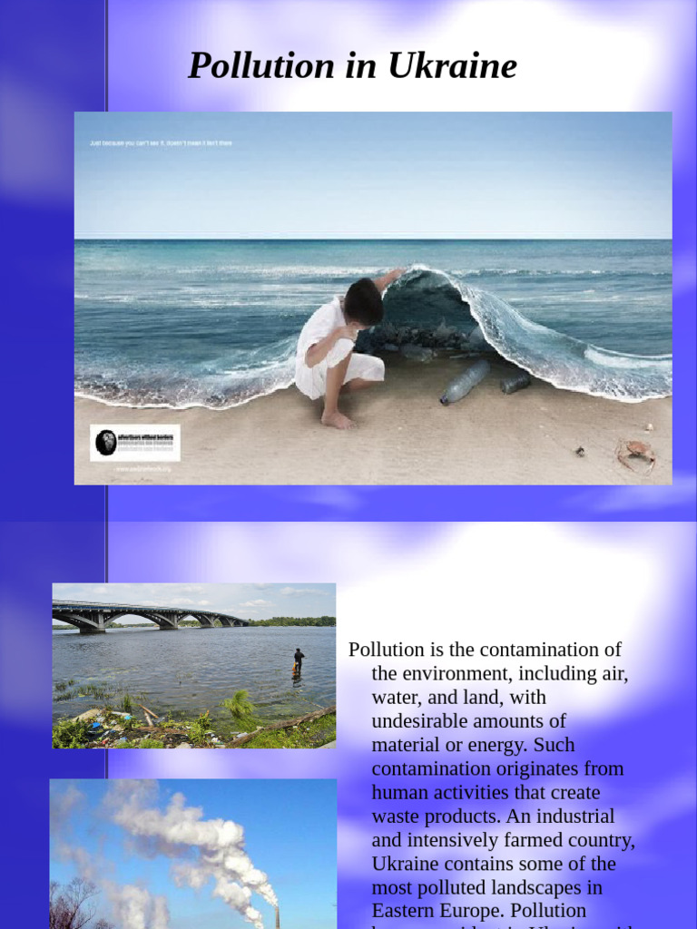 Prezentaciya Na Temu Pollution in Ukraine | PDF | Pollution | Water