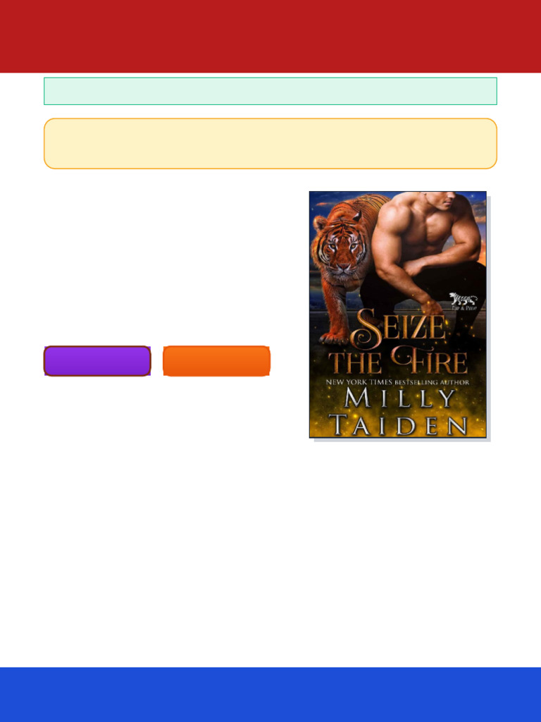 Seize the Fire Nip and Paw Book 3 1st Edition Milly Taiden ebook pro ...