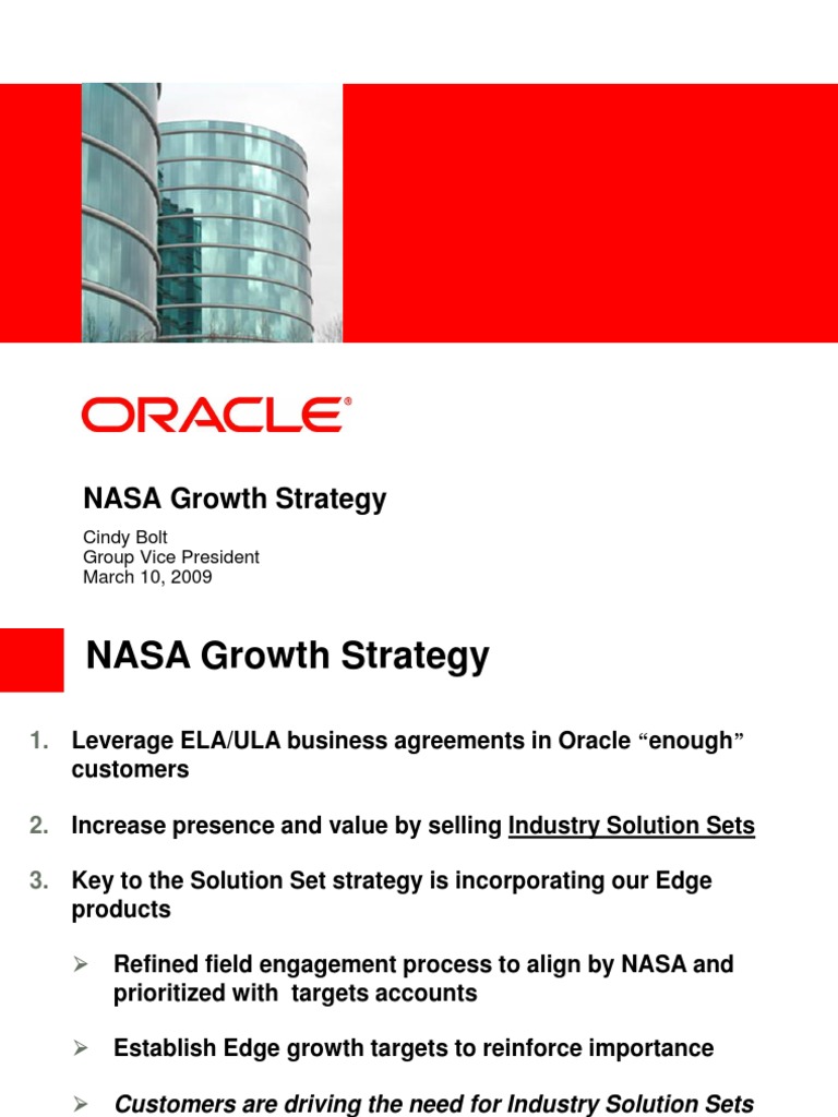 NASA Growth Strategy | PDF | Product Lifecycle | Supply Chain