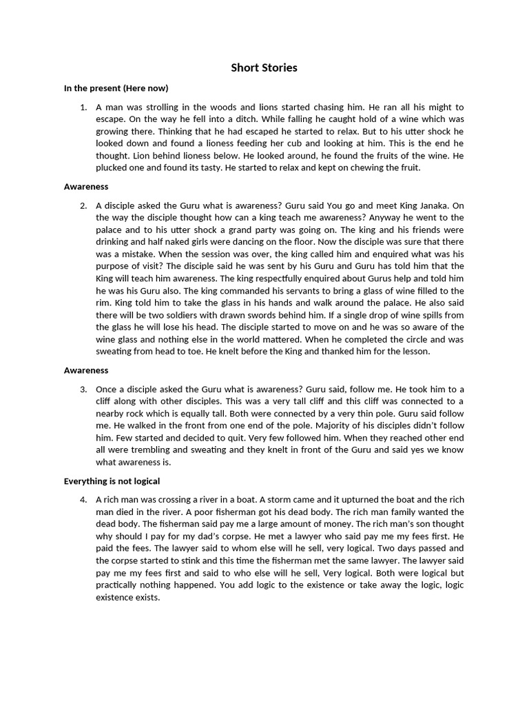 Short Stories | PDF