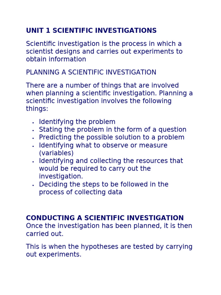 Guide to Scientific Investigations | PDF | Series And Parallel Circuits ...