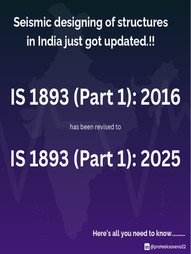 IS 1893 (Part 1) - 2025 | PDF | Seismology | Geophysics