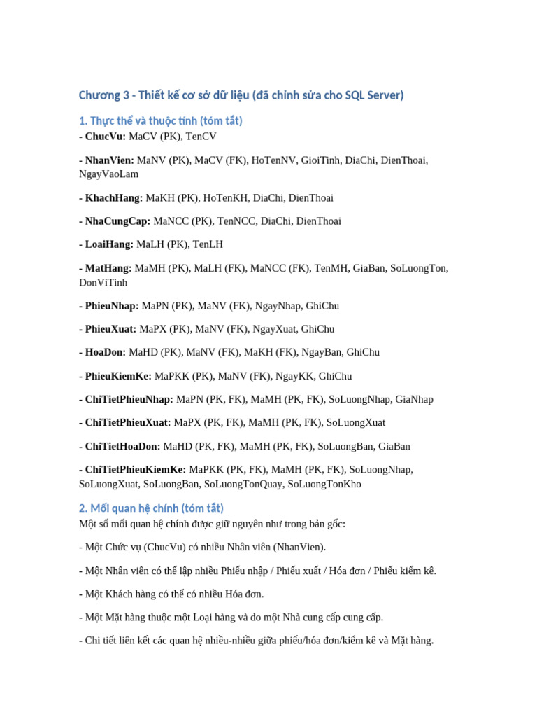 Chapter3 SQLServer | PDF