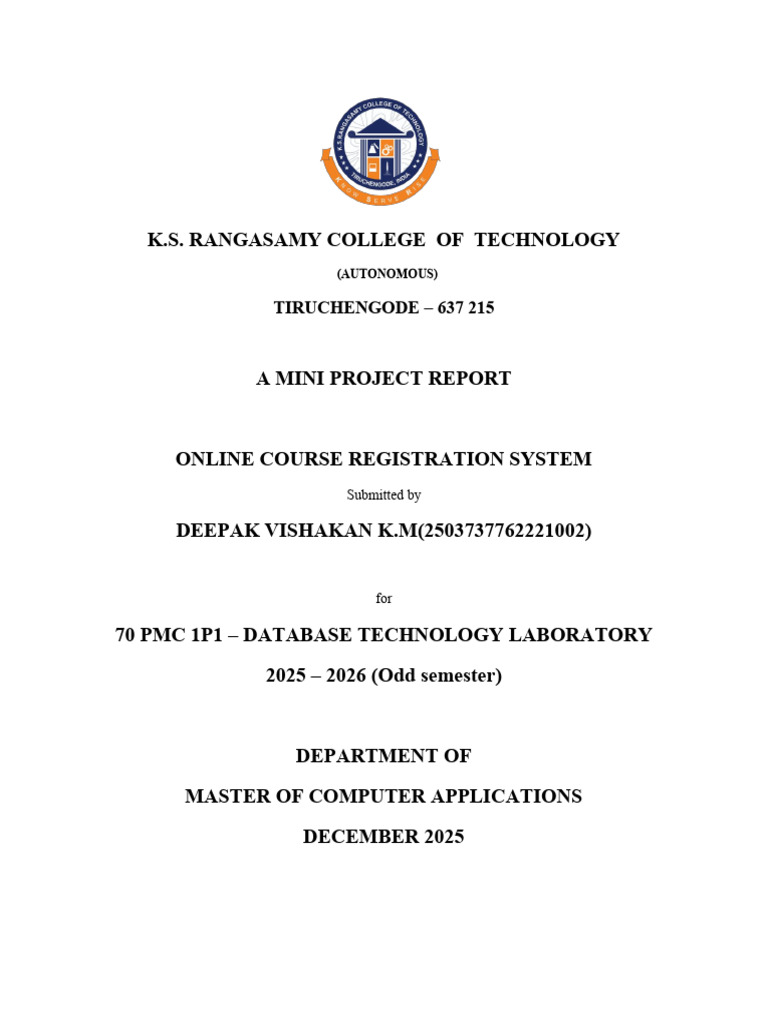 Dt Mini Project Deevish | PDF | Databases | Database Transaction