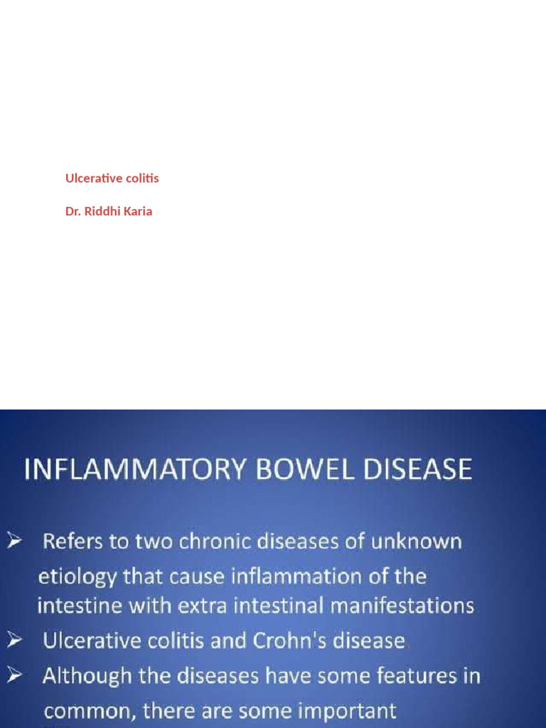 Ulcerative Colitis | PDF
