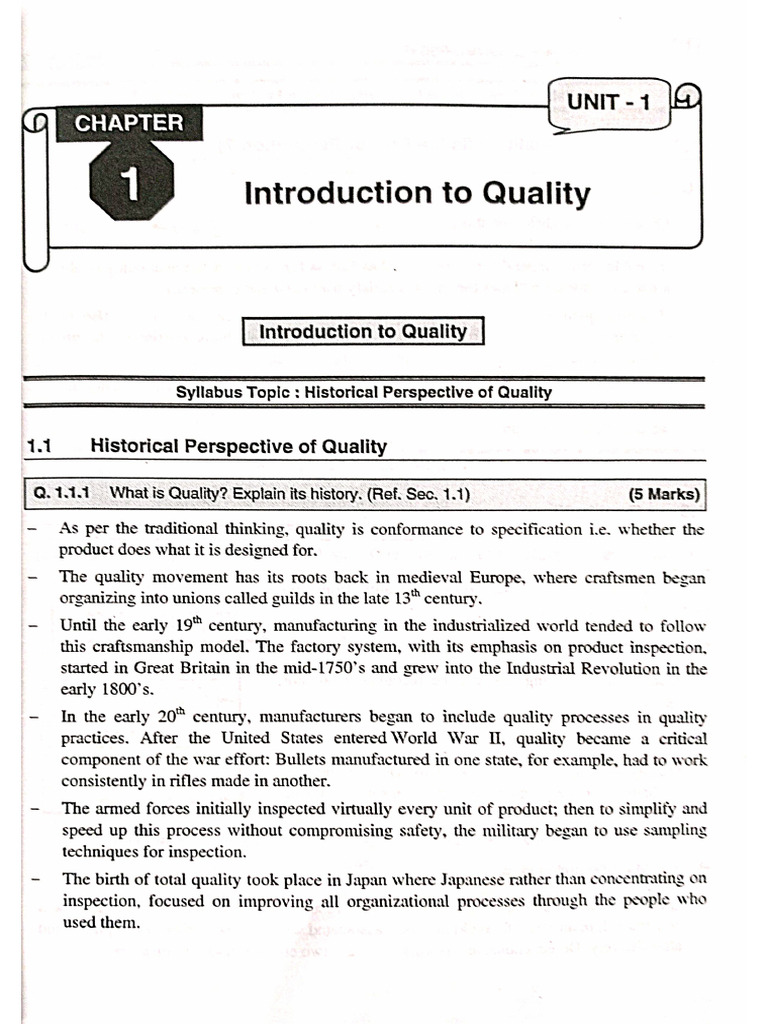 SQA UT1 Chapter 1 | PDF