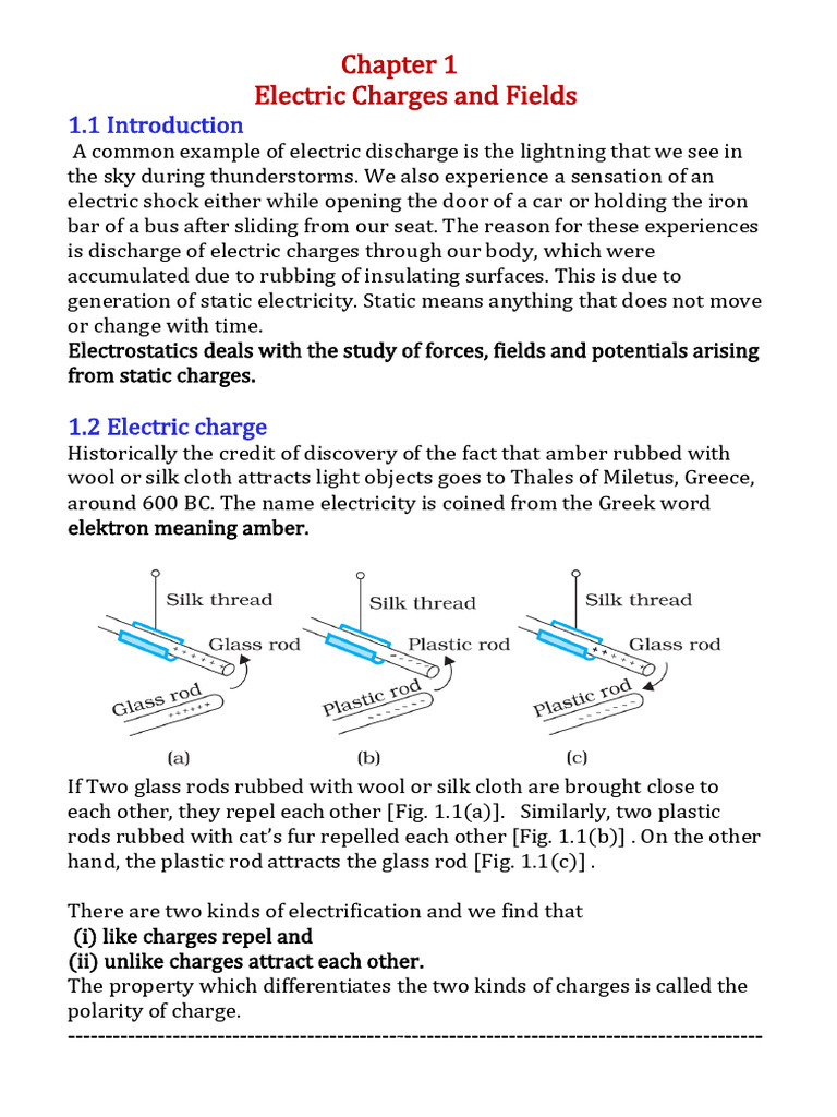 Physics Notes Class 12 | PDF | Capacitance | Electrical Resistivity And ...