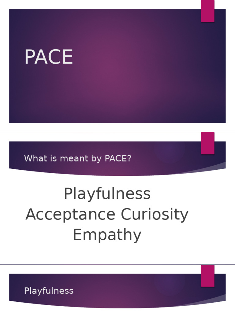 Understanding PACE in Child Development | PDF