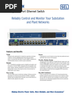 Port Server SEL-3610 | PDF | Port (Computer Networking) | Computer Network