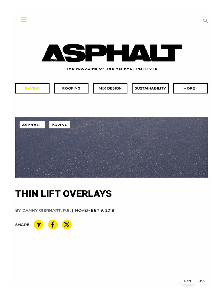 Thin Lift Overlays | PDF