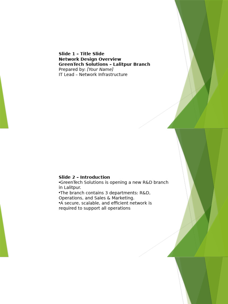 It Solution Presentation | PDF
