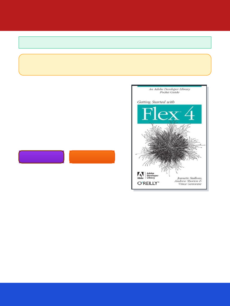 Getting Started with Flex 4 First Edition Jeanette Stallons ebook enhanced readability version ...