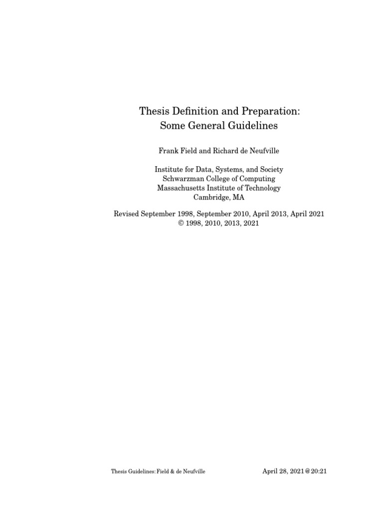 Thesis Manual 2021 FINAL 2 | PDF | Experiment | Evidence