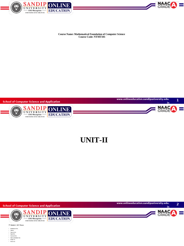 2nd Unit 6.11.25 | PDF | Set (Mathematics) | Mathematics