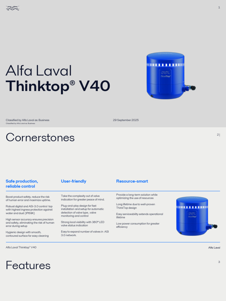 ThinkTop V40 Product Presentation en | PDF