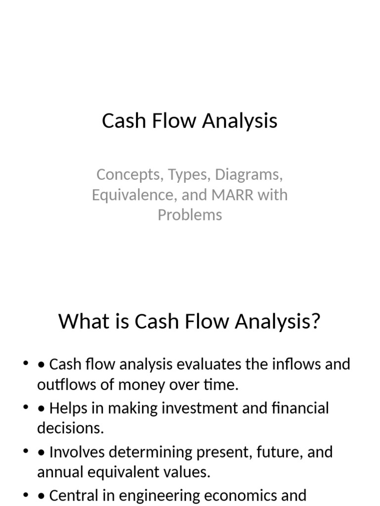 Cash Flow Analysis: Concepts and Problems | PDF | Present Value | Investing