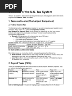 U.S. Taxation Overview and Key Concepts | PDF | Taxation In The United ...