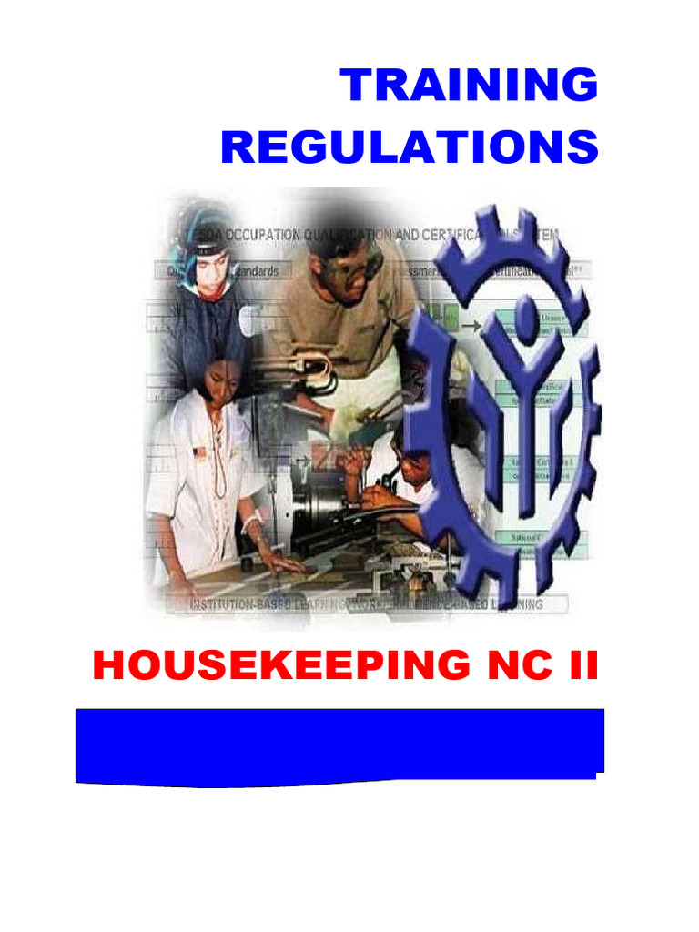 TR Housekeeping NC II | PDF | Occupational Safety And Health | Housekeeping