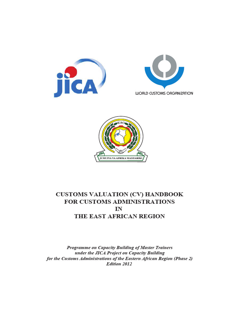 East Africa Customs Valuation Handbook | PDF | World Trade Organization ...